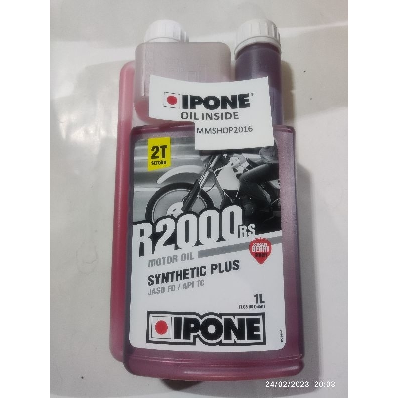 Jual IPONE R2000 RS STRAWBERRY 2T oli samping 2t | Shopee Indonesia