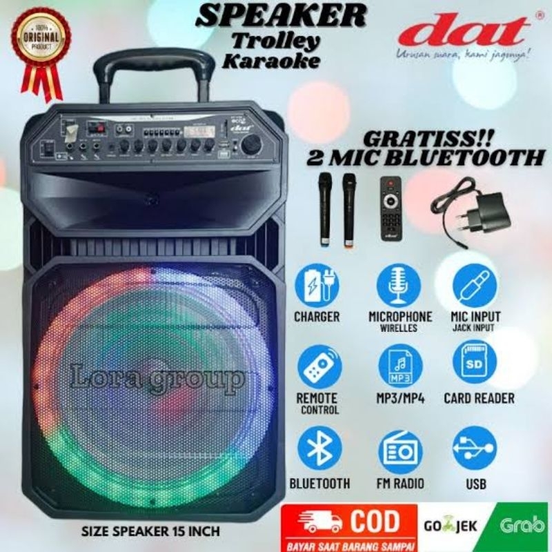 Jual SPEAKER TROLLEY SPIKER TROLI DAT DT 1150 DT-1150 DT1150 ECO PLUS ...