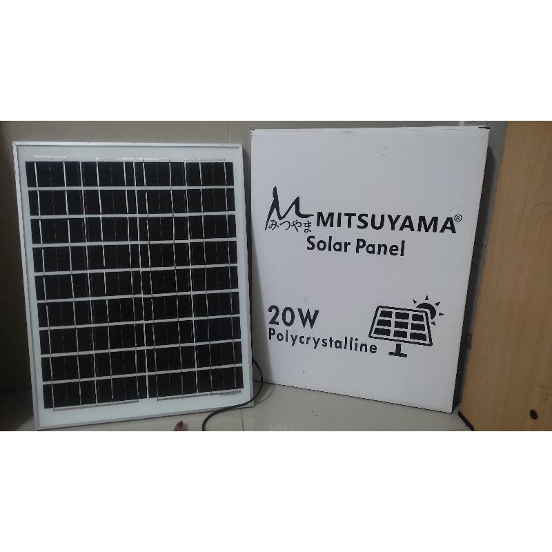Jual Solar Panel 20 Wp Panel Surya Mitsuyama | Shopee Indonesia