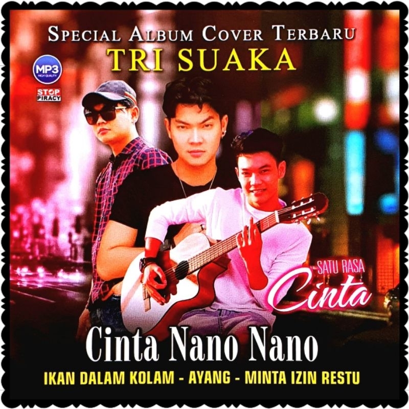 Jual KASET CD MP3 TRI SUAKA-KASET MP3 LAGU TRI SUAKA-TRI SUAKA-LAGU POP INDONESIA TERBARU-LAGU ...
