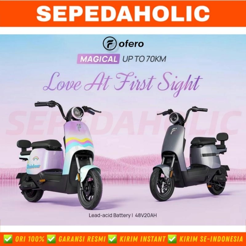 Jual Sepeda Motor Listrik OFERO MAGICAL 500 Watt Electric E Bike ...