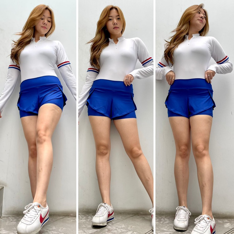 Jual Setelan kaos Golf sircle lengan-Short layer polos | Shopee Indonesia