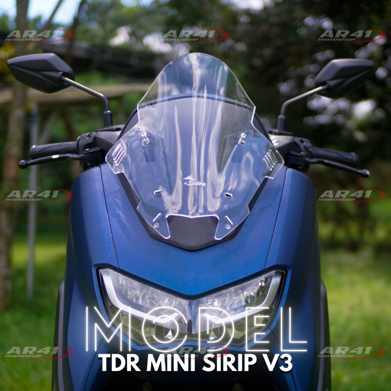 Jual Windshield Visor Nmax Tdr Sporty Mini Sirip V3 Winshield Nmax New ...