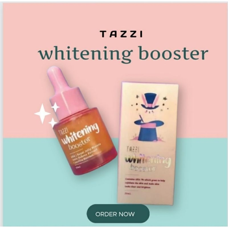 Jual TAZZI AHA WHITENING BOOSTER 10x lebih cpt mencerahkan wajah ...