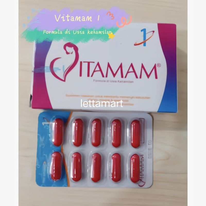 Jual Vitamam 1 - Per Strip / 1 Blister (formula di usia kehamilan ...