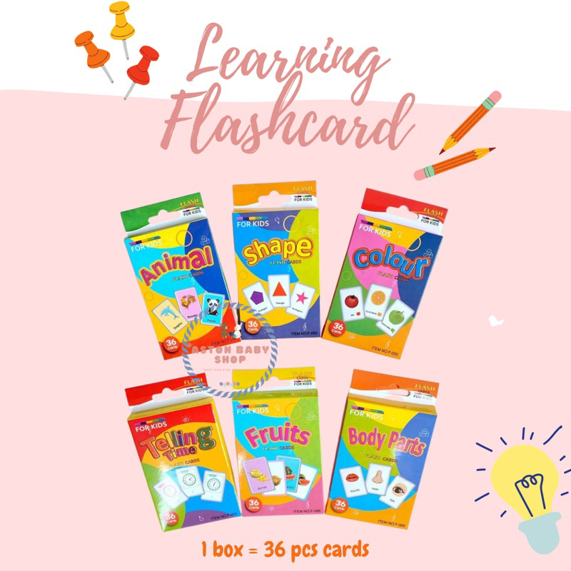 Jual Flashcard Belajar Anak Kartu Flash Card Mainan Edukasi | Shopee ...