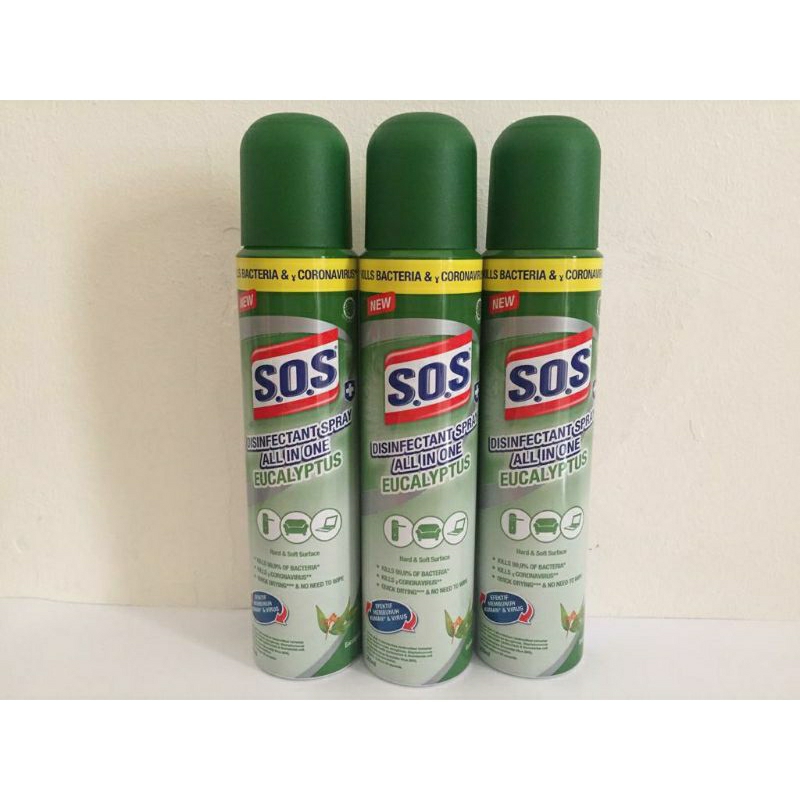 Jual sos disinfectant spray 250ml | Shopee Indonesia