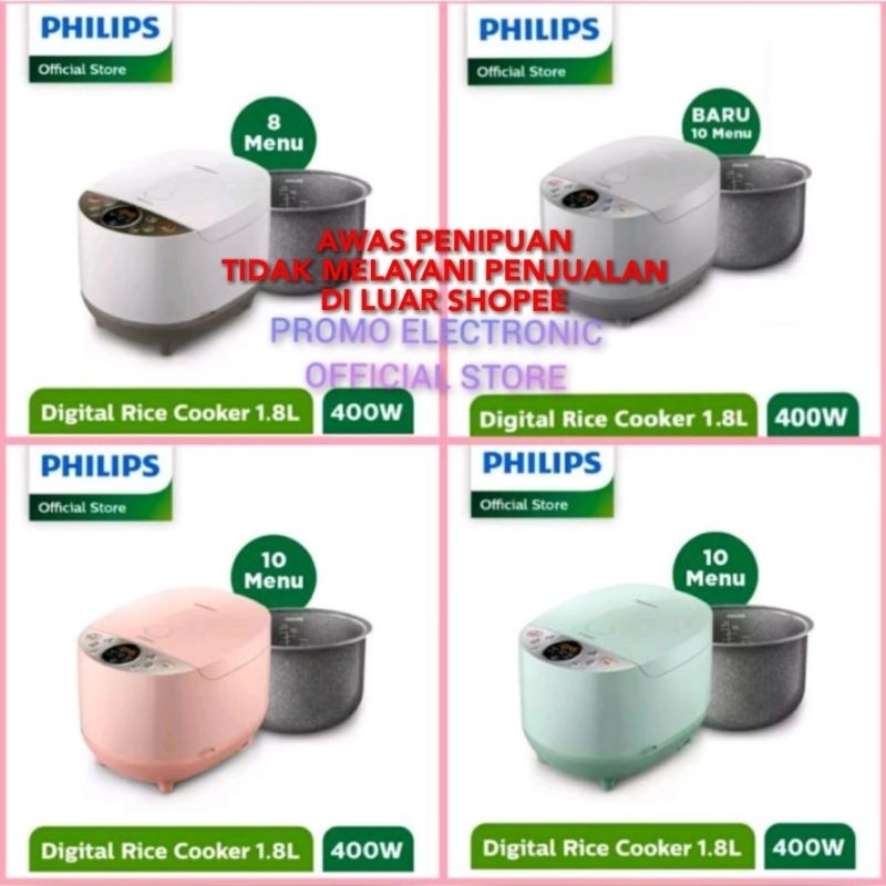 Jual MAGIC COM PHILIPS DIGITAL RICE COOKER HD 4515 / HD4515 1.8 liter ...