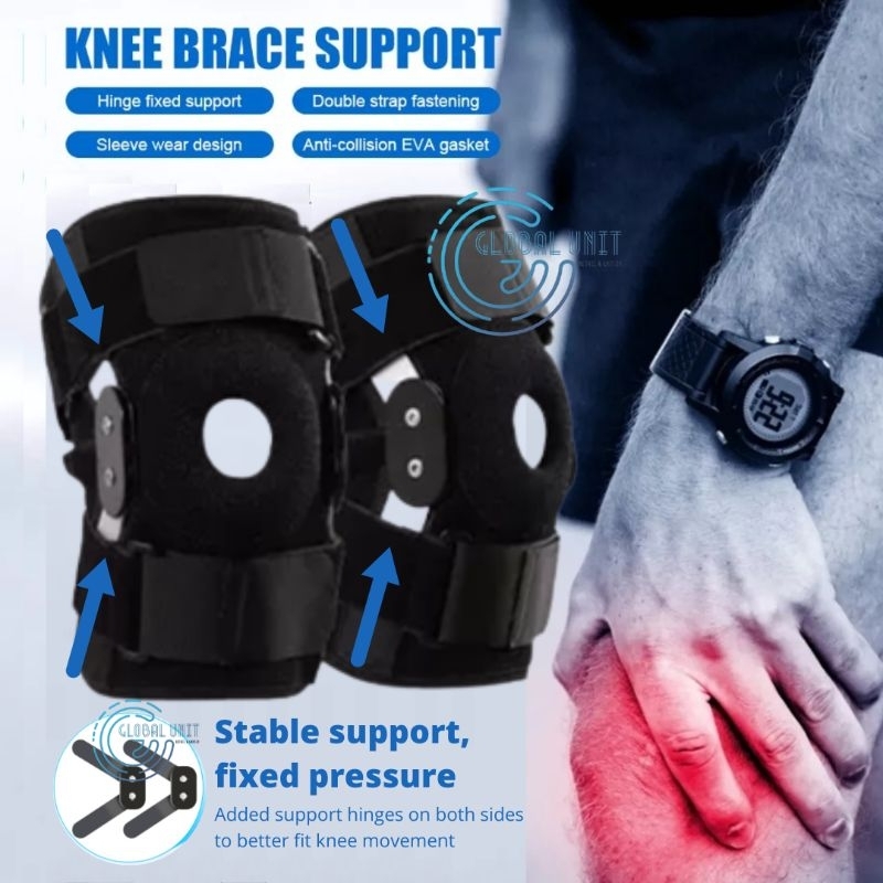 Jual Knee Decker Brace / Plate Bar Support Patella - Deker Pelindung Lutut | Shopee Indonesia