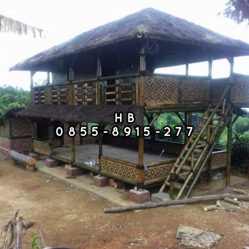 Jual SAUNG BAMBU 2 LANTAI | M² | Shopee Indonesia