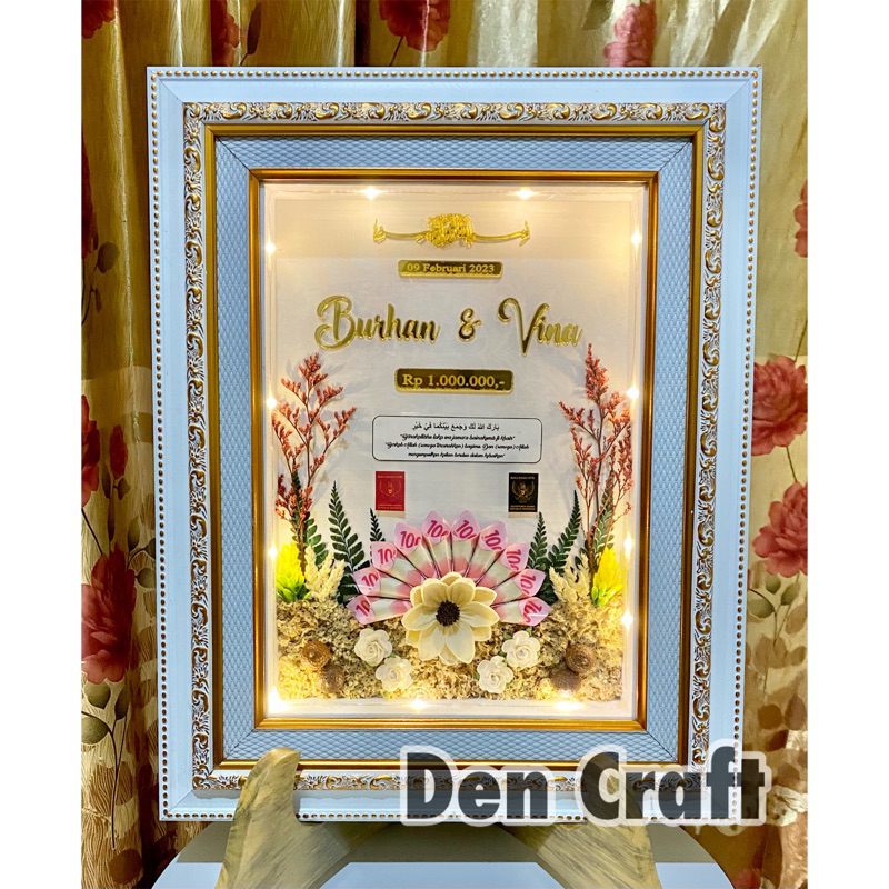 Jual CUSTOM MAHAR PERNIKAHAN / Bingkai Mahar Pernikahan | Shopee Indonesia