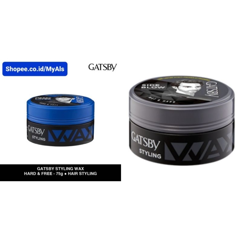 Jual Gatsby Styling Wax [75g] & Pomade [80g] kemasan besar - ED 2025/ ...