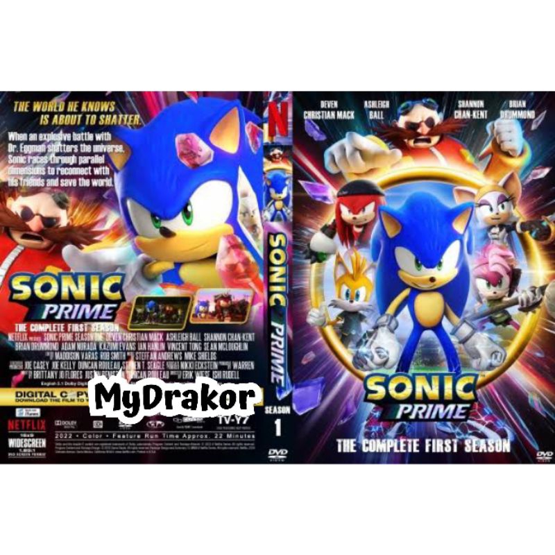 Jual kaset film serial kartun Sonic Prime ssn 1 dan 2 | Shopee Indonesia