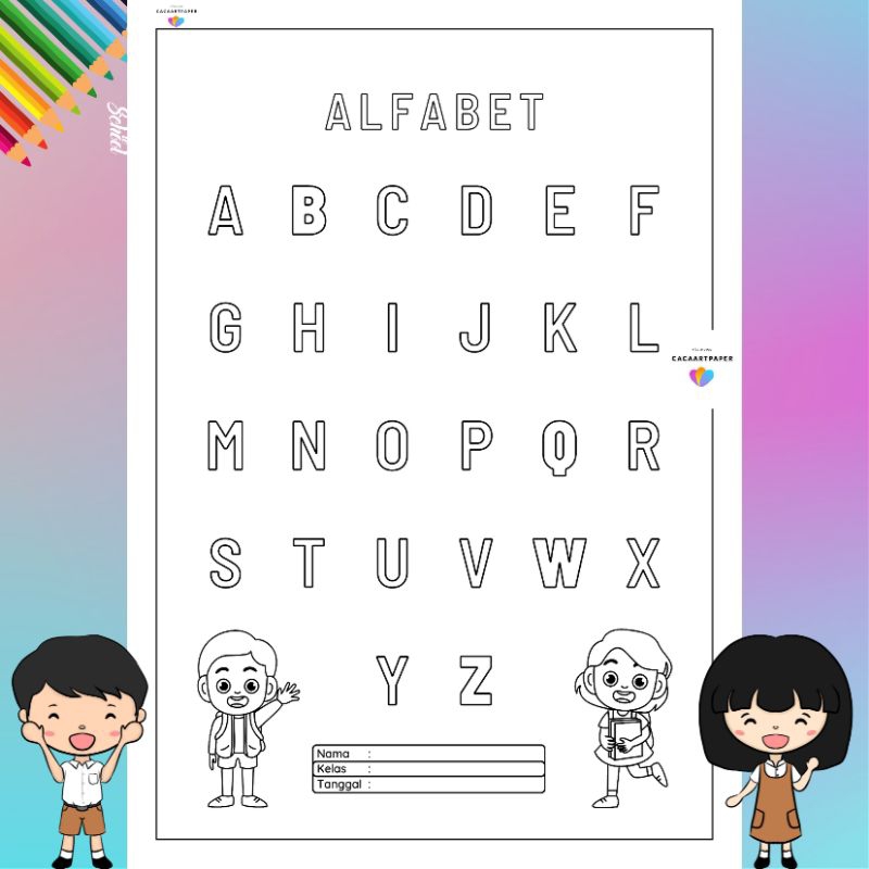 Jual WORKSHEET ANAK / KERTAS MEWARNAI / KERTAS GAMBAR / PAKET WORKSHEET ...