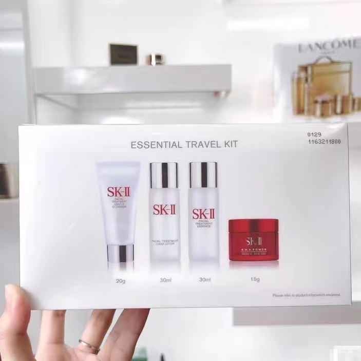 Jual [100% Original]SK II Set 4Pcs/SK-II travel kit/sk ii Packet /SKII Kit Pengalaman Air Esensi ...