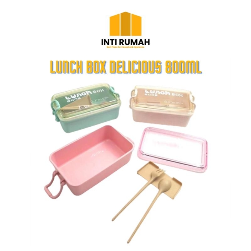 Jual Lunch Box Set Delicious 800ML | Shopee Indonesia