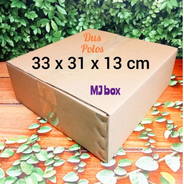 Jual kardus karton UK 33x31x13 cm.. ST.. single wall dus packing ...