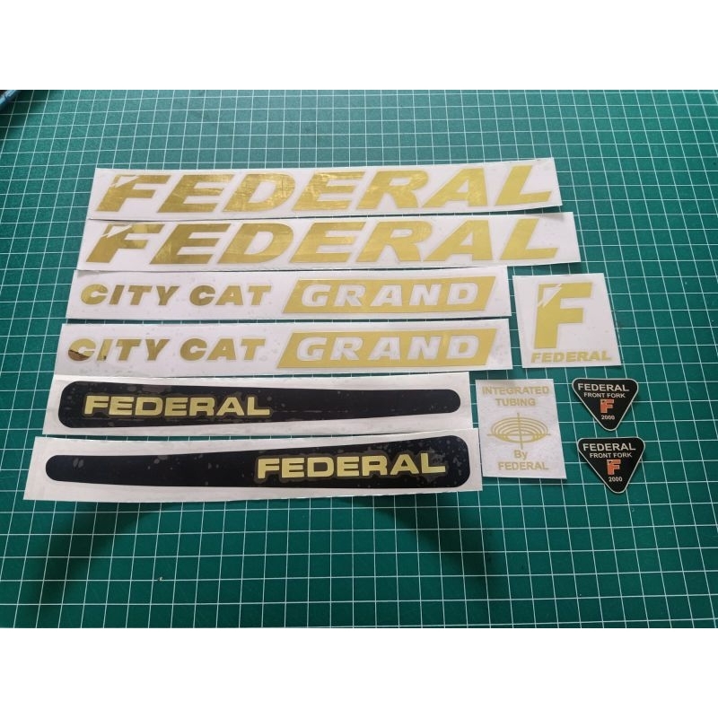 Jual stiker sepeda federal city cat grand | Shopee Indonesia