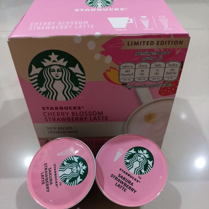 Jual Starbucks Cherry blossom strawberry latte Limited edition | Shopee ...