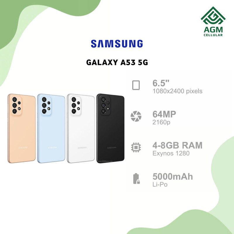 Jual HANDPHONE SAMSUNG GALAXY A53 5G RAM 8GB/256GB | 8GB/128GB (Black ...