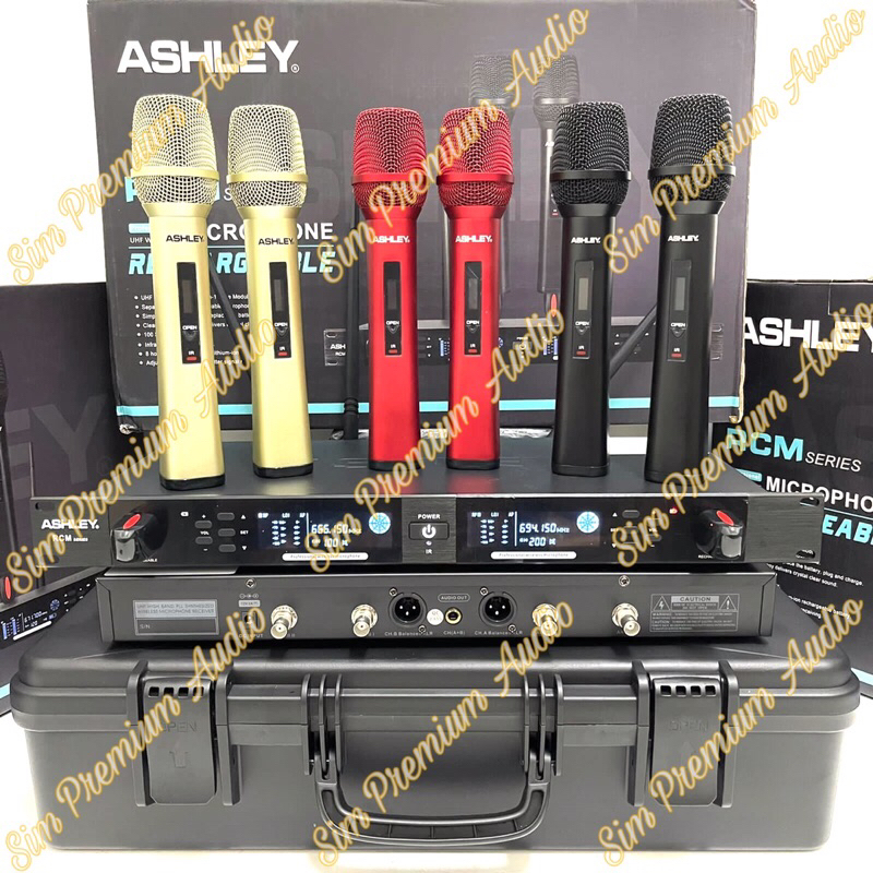 Jual Mic Wireless Ashley RCM Original ashley microphone rcm | Shopee ...