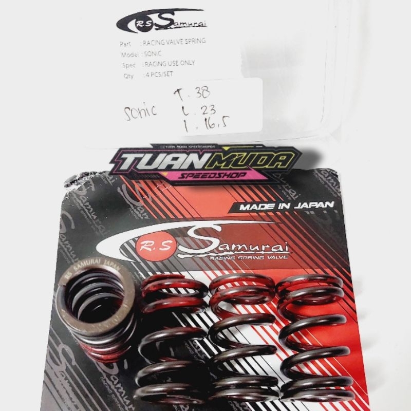 Jual per pir klep sonic samurai japan | Shopee Indonesia Jual per pir klep sonic samurai japan | Shopee Indonesia