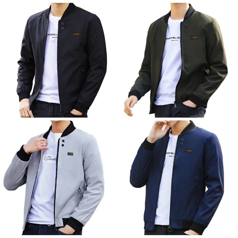 Jual MHR Jaket Bomber Pria Eksekutif Model Korea | Shopee Indonesia