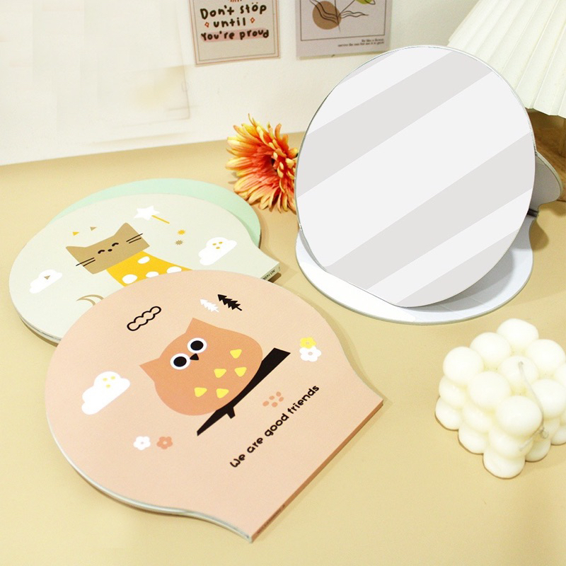 Jual KACA RIAS LIPAT PORTBALE MOTIF KOREA ANEKA MOTIF & UKURAN / CERMIN ...