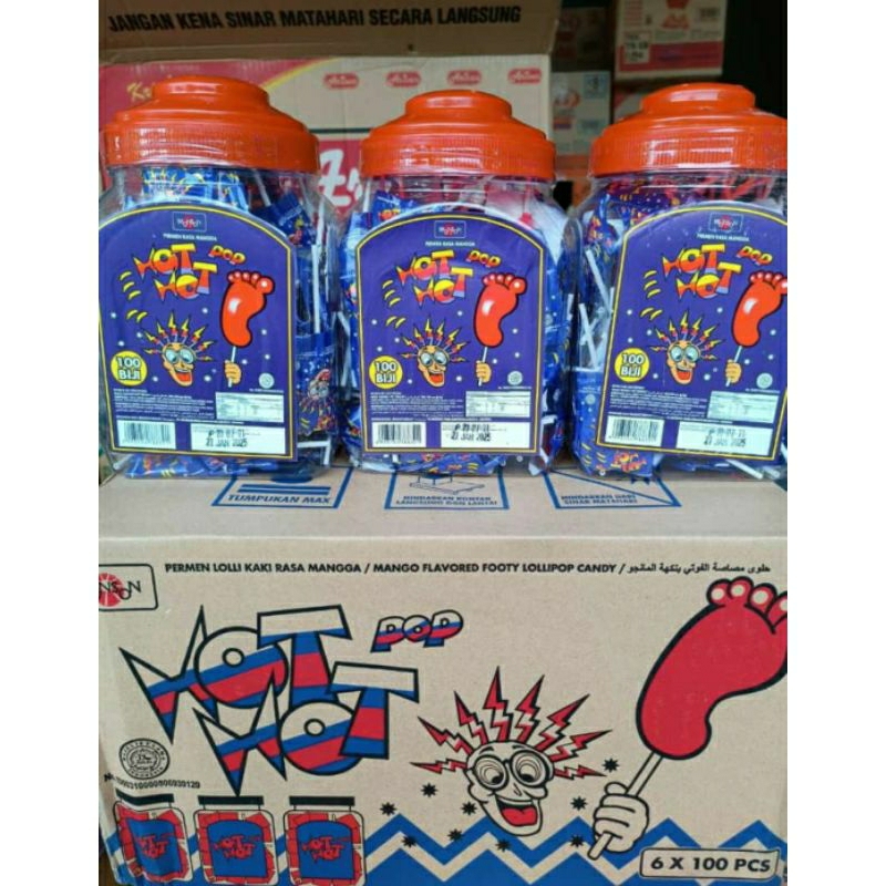 Jual permen kaki hot hot pop kartonan | Shopee Indonesia