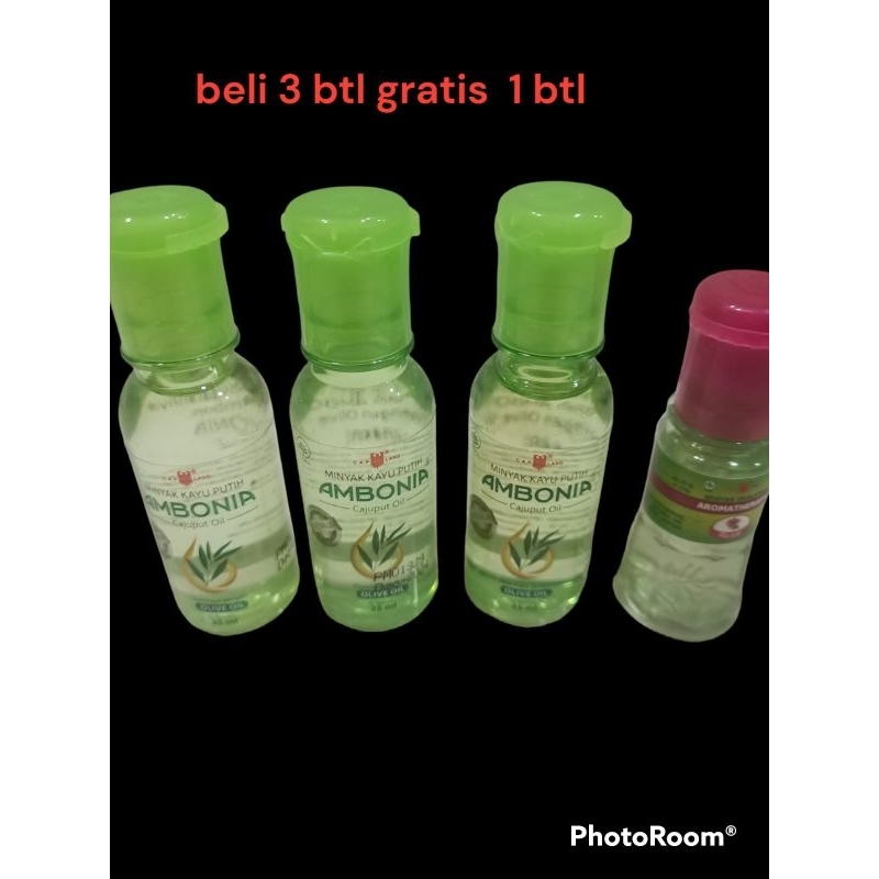 Jual minyak kayu putih Ambonia 25ml dpt 3 btl free mykp 15ml | Shopee ...
