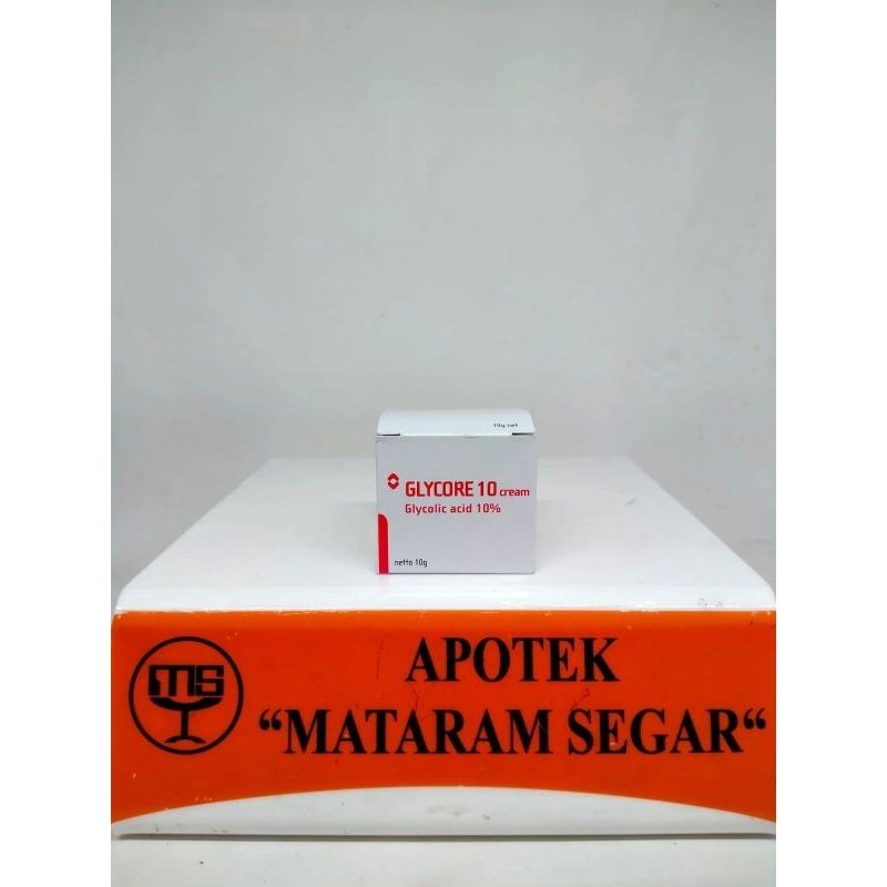 Jual GLYCORE 10 % CREAM KRIM PENCERAH PEMUTIH FLEK BINTIK HITAM ...