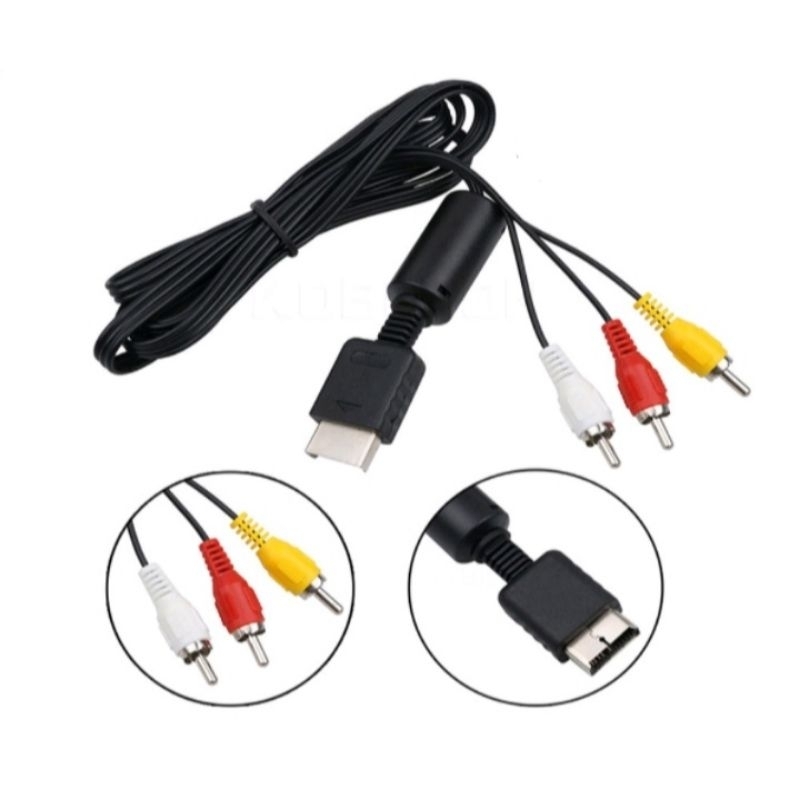 Jual KABEL AV PLAYSTATION BISA UNTUK PS1 PS2 PS3 | Shopee Indonesia