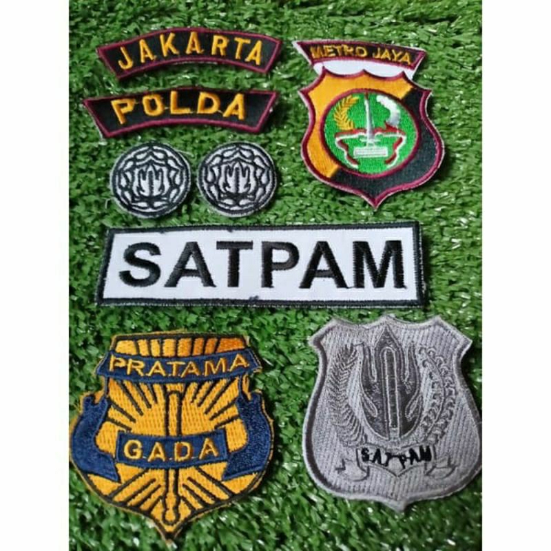 Jual atribut pakaian#logo satpam# | Shopee Indonesia