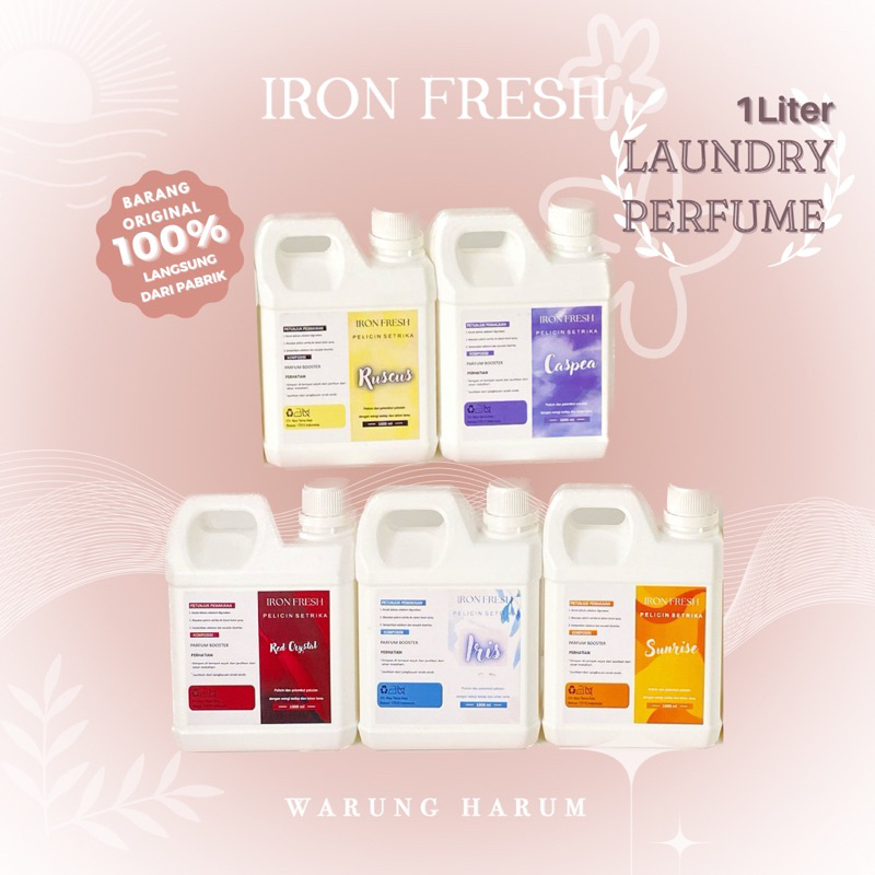 Jual Warung Harum — Parfum Laundry GRADE A 1 Liter | Pelicin setrika ...
