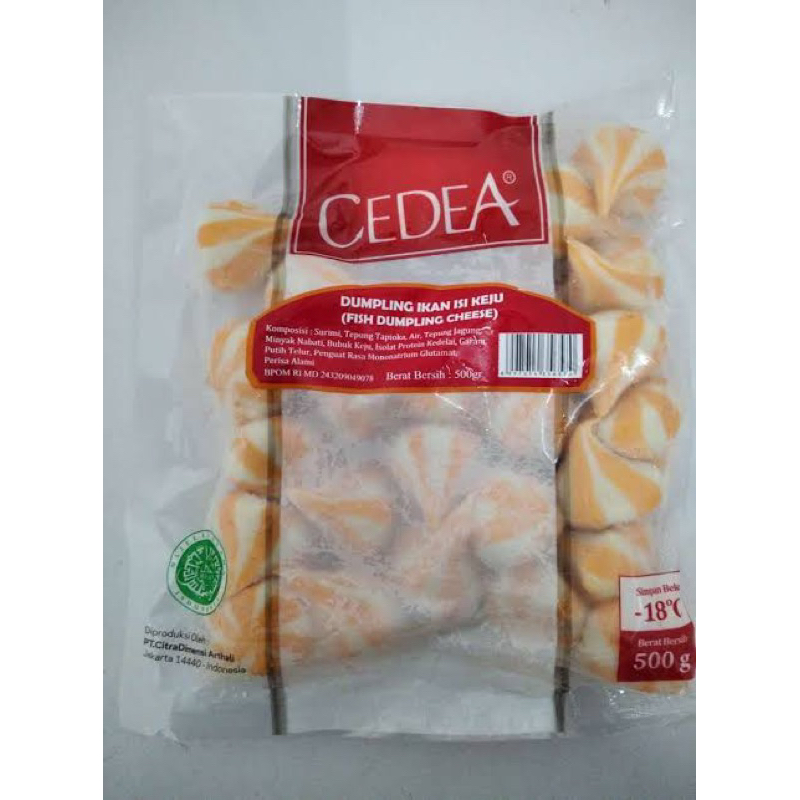 Jual Paket Reseller Cedea Dumpling Cheese 500gr Frozen Food Grosir ...
