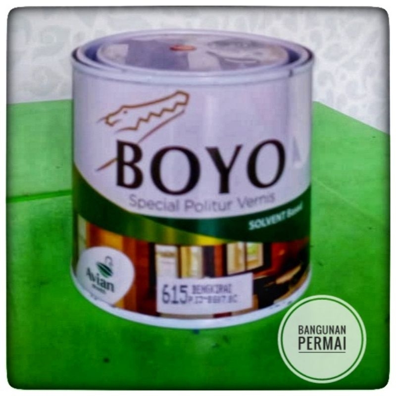 Jual BOYO POLITUR VERNIS SOLVENT BASED 1L | Shopee Indonesia