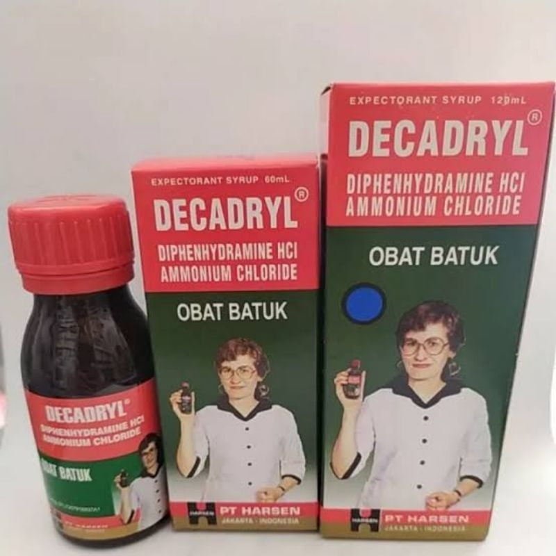 Jual Decadryl Syrup Obat Batuk 60 ml , 120 ml | Shopee Indonesia