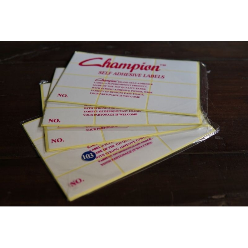 Jual label champion termurah (ecer & grosir) | Shopee Indonesia