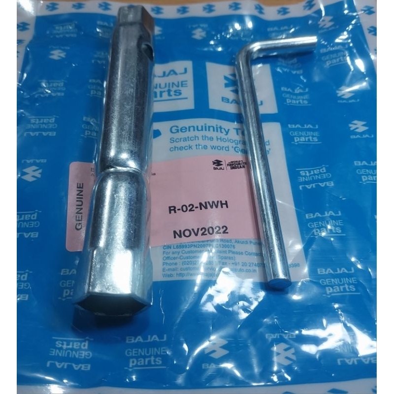 Jual kunci busi bajaj BIRU RE225 FL Busi 2 , TVS KING ,box , cargo ...