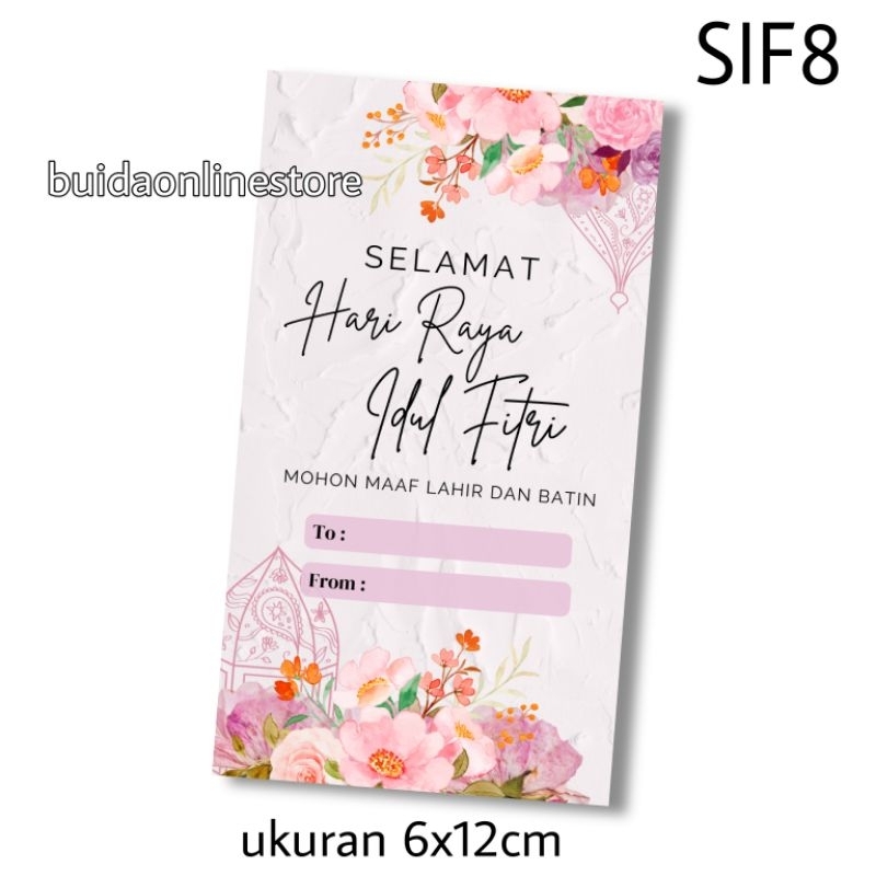 Jual Stiker Sticker Lebaran Selamat Hari Raya Idul Fitri Label Hangtag ...