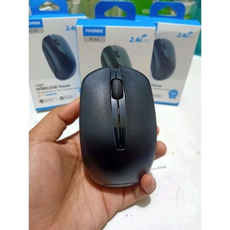 Jual mouse wireless FOOMEE VA09 tanpa kabel 2,4Ghz for laptop komputer ...