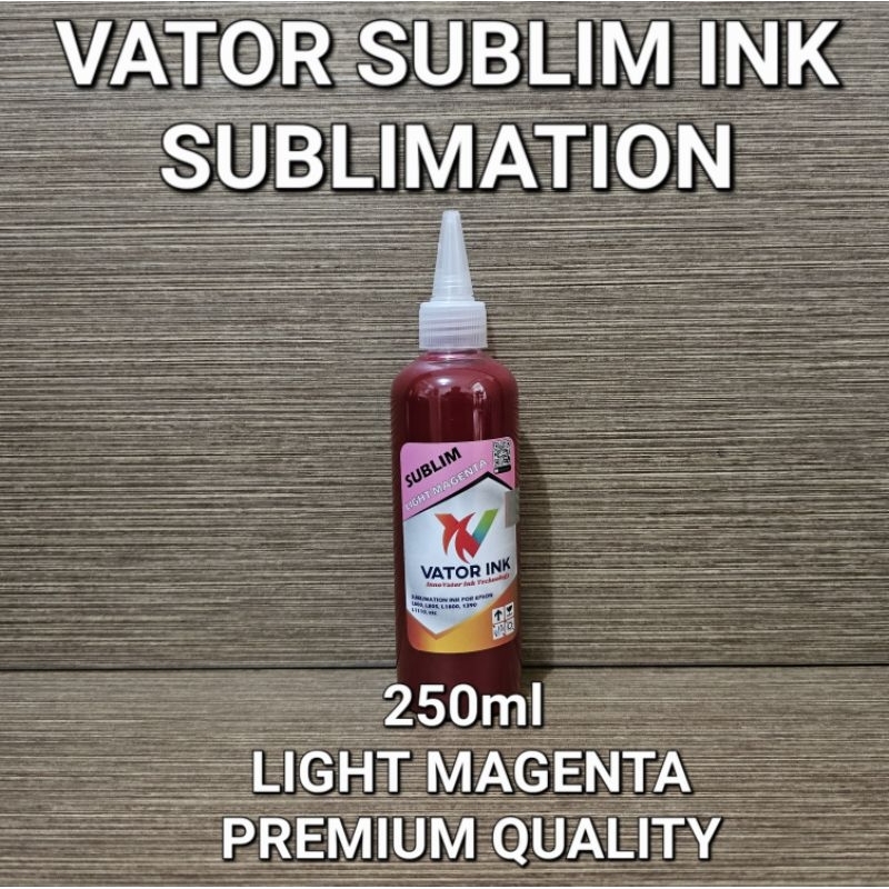 Jual Tinta Sublim Epson Vator Ink 250ml Premium Sablon Mug kaos Jersey ...