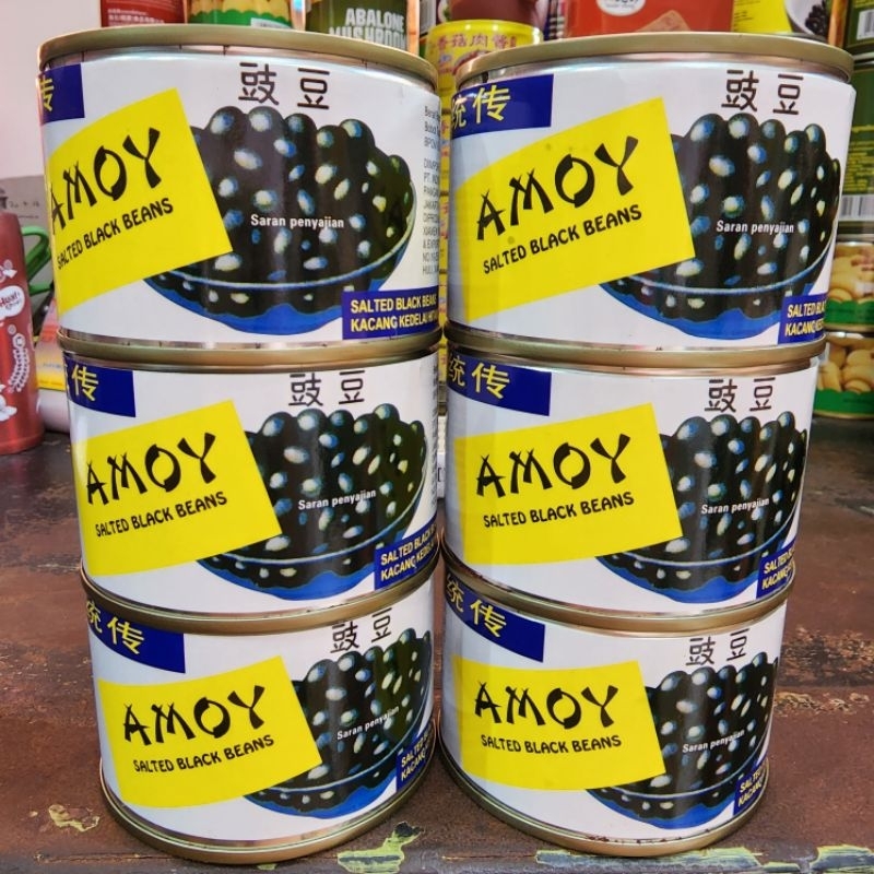 Jual AMOY Salted Black Bean / Kacang Hitam Kaleng / Kacang Kedelai ...