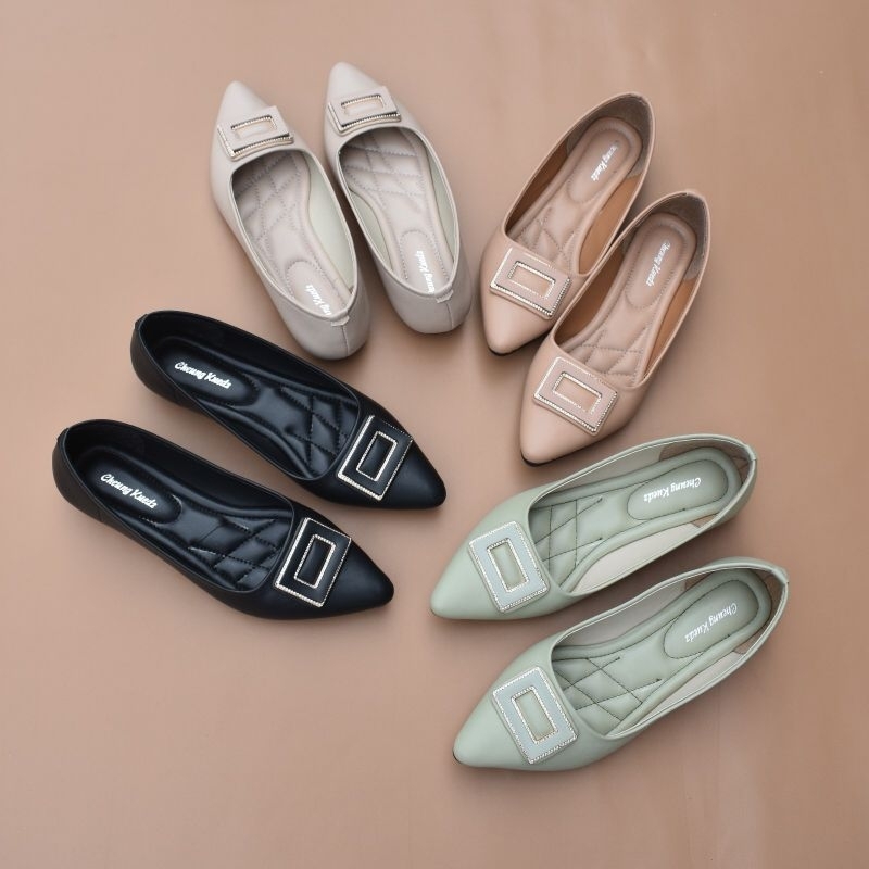 Jual CHEUNG KUEDZ || AUDREY || SEATU BALET || FLATSHOES PREMIUM ...