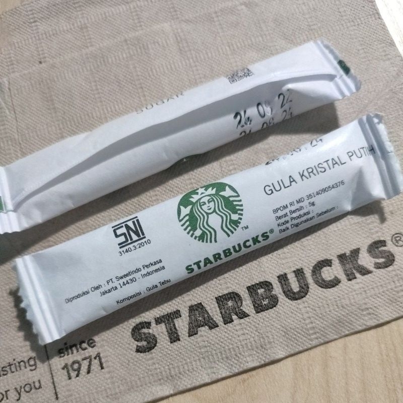 Jual STARBUCKS GULA KRISTAL AREN BROWN SUGAR SACHET | Shopee Indonesia