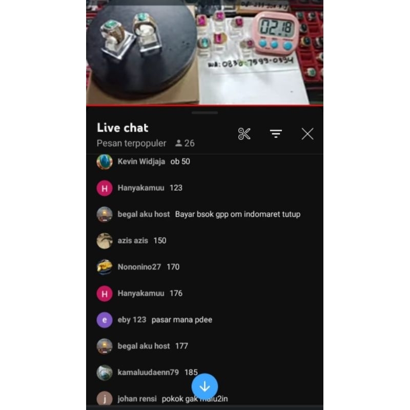 Jual pembayaran live yt bos gifar chilnadi | Shopee Indonesia