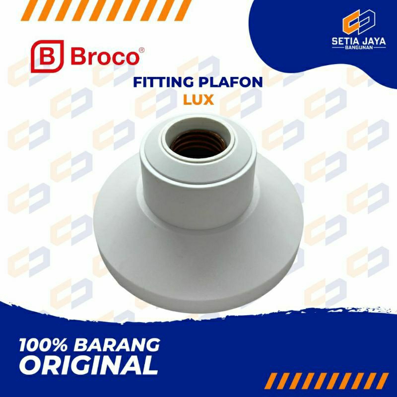 Jual Fitting Plafon / Ceiling / Atap / Lampu Broco Besar Lux 12101 ...