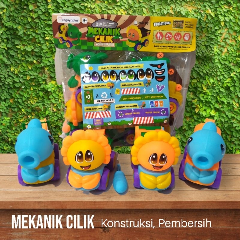 Jual Mainan Edukasi Bongkar Pasang Anak Set DIY Truk Konstruksi ...