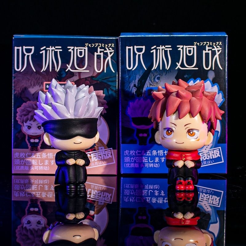 Jual Mainan Action figure Jujutsu kaisen gojo satoru dan Itadori ...