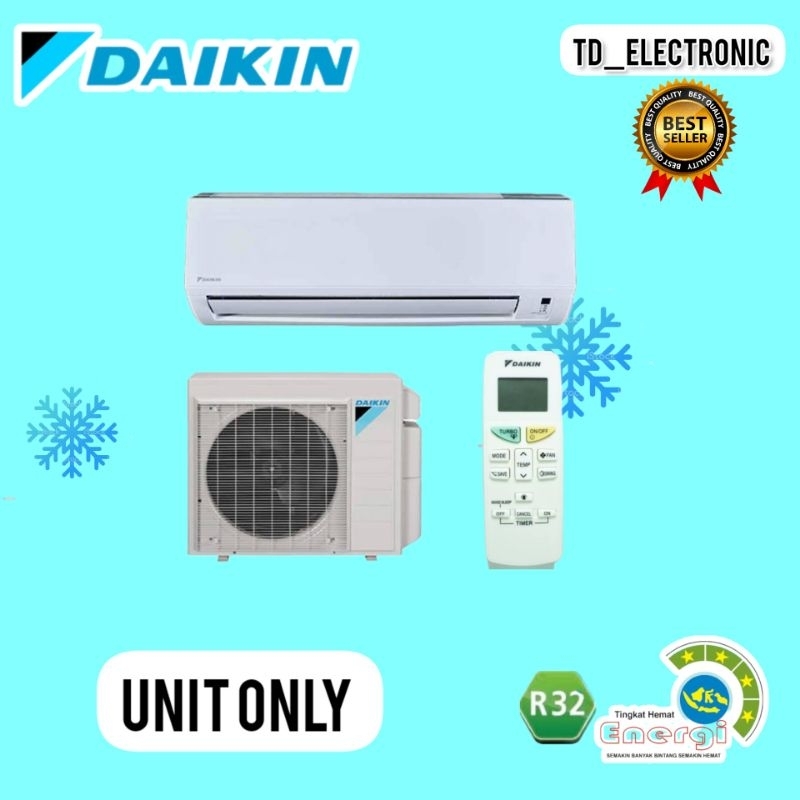 Jual AC DAIKIN THAILAND STANDAR 1/2 PK FTC15NV14 UNIT ONLY | Shopee Indonesia